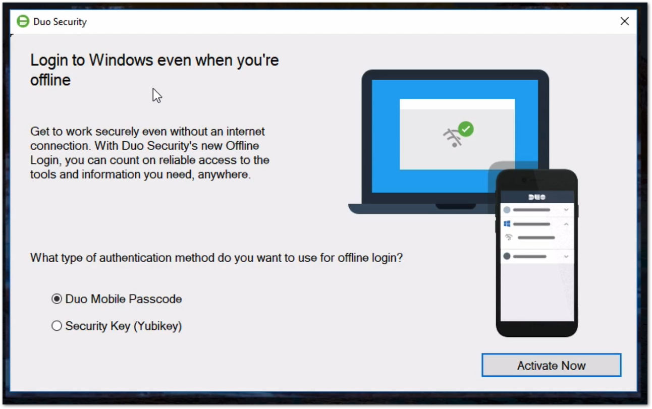 Duo Workstation Login Steps and Offline Access Setup – Sentrian IT Support Centre